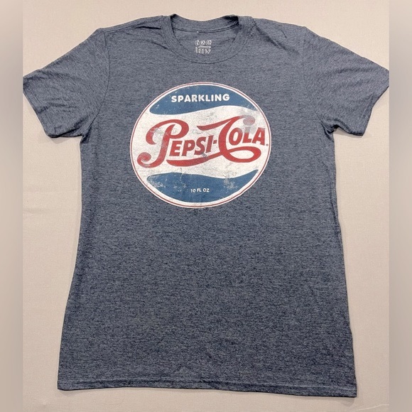 Tee Love | Shirts | Mens Tee Love Pepsi Retro Logo Tee Shirt In Heather ...